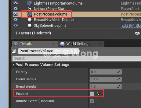 [UE4]Modify Post Process Settings at Run-time